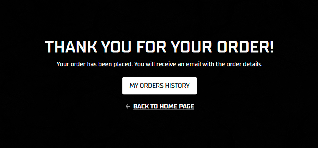 5. Checking your order